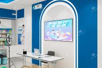 China 01-XDKJS001, Modern Tech Style Pharmacy Shop in Huizhou featuring 34 Main Fixtures within 86 Sqm and Approx. $9,393 Budget for sale