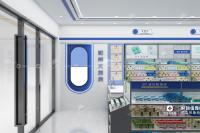China 03-GJZYS004, Advanced Professional Style Pharmacy Store in Jilin featuring 36 Main Fixtures within 66.3 Sqm and Approx. $8,210 Budget for sale