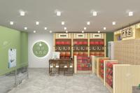 China 02-DYJYS003, Elegant and Simple Style Pharmacy Store in Xining featuring 52 Main Fixtures within 154 Sqm and Approx. $10,185 Budget for sale
