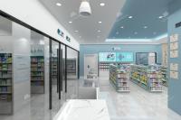 China 03-GJZYS002, Advanced Professional Style Pharmacy Shop in Harbin featuring 275 Main Fixtures within 512 Sqm and Approx. $25,484 Budget for sale