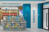 China 02-DYJYS002, Elegant and Simple Style Pharmacy Shop in Nanjing featuring 39 Main Fixtures within 90 Sqm and Approx. $7,912 Budget for sale