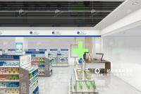 China 02-DYJYS005, Elegant and Simple Style Pharmacy Shop in Chongqing featuring 48 Main Fixtures within 96 Sqm and Approx. $11,333 Budget for sale
