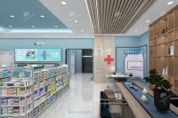 China 03-GJZYS002, Advanced Professional Style Pharmacy Shop in Harbin featuring 275 Main Fixtures within 512 Sqm and Approx. $25,484 Budget for sale