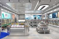 China 12-YZoS001, Metaverse Series Cosmetic Shop in Lianyungang featuring 27 Main Fixtures within 145 Sqm and Approx. $10,769 Budget for sale