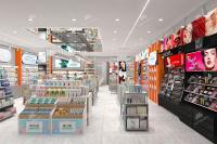 China 01-BJiS003, Platinum Series Cosmetic Shop in Shaanxi featuring 45 Main Fixtures within 127 Sqm and Approx. $12,103 Budget for sale