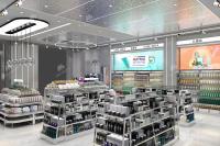 China 12-YZoS001, Metaverse Series Cosmetic Shop in Lianyungang featuring 27 Main Fixtures within 145 Sqm and Approx. $10,769 Budget for sale