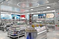 China 12-YZoS001, Metaverse Series Cosmetic Shop in Lianyungang featuring 27 Main Fixtures within 145 Sqm and Approx. $10,769 Budget for sale