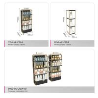 China Multifunctional Perfume and Cosmetic Exhibition Display Cabinet with Light Box - for Duty-Free Shops for sale