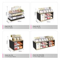 China Beauty Display Showcase Premium Promotion Cosmetic Display Rack for Makeup Store Interior Design for sale