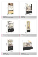 China Perfume Store Rack Curved Boutique Display Platform for Beauty Display Cabinet and Skincare Shop Interior Design for sale