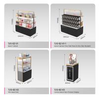 China Customized Perfume Store Checkout Counter For Cosmetic Shop Fitting And Retail Shop Design for sale