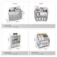 China Cosmetic Display Cabinet Multi Layer Adjustable Display Rack For Retail Store Design And Customized Shop Decoration for sale