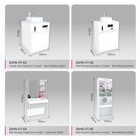 China Cosmetic Display Table Experience Counter with Washing Station for Perfume Store Design for sale
