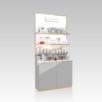 China Skincare Store Display Furniture Cosmetic Shop Cabinet with LED Lightbox for Perfume Shop Fitting and Beauty Shop Display Fixtures for sale