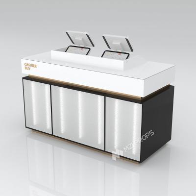 China Customized Perfume Store Checkout Counter For Cosmetic Shop Fitting And Retail Shop Design for sale