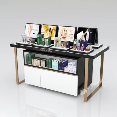 China Commercial Beauty Store Rack Skincare Display Stand For Cosmetics Retail Store Display Furniture And Decoration for sale