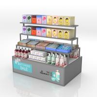 China Modern Minimalist Promotion Cabinet Multifunctional Cosmetics Island Showcase For Beauty Store Interior Design for sale