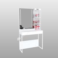 China White Skincare Experience Table Experience Counter with  Washing Station for Retail Shop Display Furniture for sale