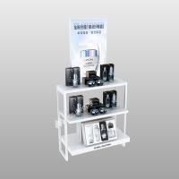 China Customized Skincare Store Stand White Wooden Display Rack for Retail Store Fitting and Makeup Shop Furniture for sale