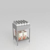 China Store Rack Grey Iron Promotion Cabinet For Branding Shop Display Shop Counter for sale