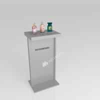 China Display Stand Grey Wooden Showcase Cabinet For Branding Store Design And Fashion-Forward Display Showcase for sale