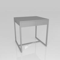 China Retail Store Stand Grey Wooden Experience Table For Luxury Store Decoration And Branded Shop Cabinet for sale