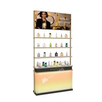 China Perfume Shop Display Furniture Transparent Showcase Cabinet With Led Light Box For Retail Store Design And Cosmetic Store Decoration for sale