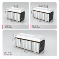 China Customized Perfume Store Checkout Counter For Cosmetic Shop Fitting And Retail Shop Design for sale