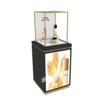 China Customized Makeup Display Shelf Central Hall Side Cabinet for Retail Display Stand and Beauty Shop Display for sale