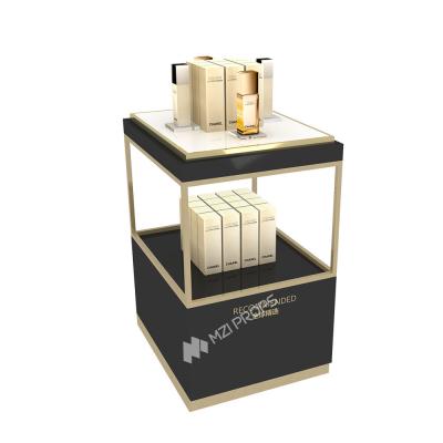 China Perfume Display Shelf  Central Hall Cabinet for Skincare Display Stand and Cosmetic Store Interior Design for sale