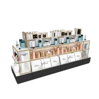China Beauty Display Showcase Premium Promotion Cosmetic Display Rack for Makeup Store Interior Design for sale