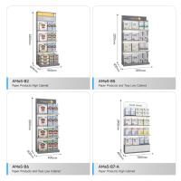 China Lighted Paper Product Showcase Maternity Display Cabinet Branded Store Interior Design Display Racks For Shops for sale