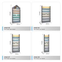 China Lighted Paper Product Showcase Maternity Display Cabinet Branded Store Interior Design Display Racks For Shops for sale