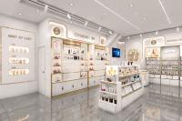 China Customized Shop Display Skincare Store Fixtures Perfume Display Cabinet for Retail Shop for sale