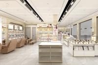 China Makeup Store Furniture Cosmetic Display Cabinet for Fashion-forward Shop Display and Premium Store Design for sale