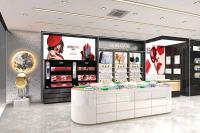 China Luxury Perfume Shop Design Beauty Display Furniture Cosmetic Store Counter for Branding Store Display for sale