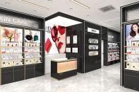 China Luxury Perfume Shop Design Beauty Display Furniture Cosmetic Store Counter for Branding Store Display for sale