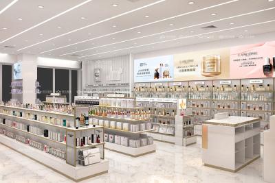 China Space-saving Store Display Furniture Retail Display Cabinet for Cosmetic Store Fixtures and Perfume Shop Design for sale