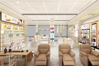 China Makeup Store Furniture Cosmetic Display Cabinet for Fashion-forward Shop Display and Premium Store Design for sale