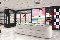China Luxury Perfume Shop Design Beauty Display Furniture Cosmetic Store Counter for Branding Store Display for sale