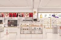 China High-end Luxury Beauty Store Fixtures Makeup Display Cabinet For Skincare Shop Design And Premium Shop Decoration for sale