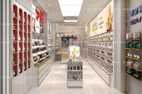 China Luxury Store Furniture Perfume Store Display Skincare Display Rack for Perfume Shop Interior Design for sale