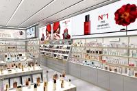 China Les Classiques Gray Series Cosmetic Display Case for Store Design and Shop Display for sale