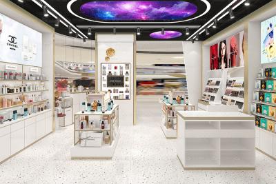 China Modern Simplicity Beauty Store Design Perfume Display Rack for Skincare Store Display and Luxury Shop Fitting for sale