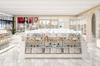 China Cosmetic Store Furniture Skincare Display Cabinet for Space-saving Store Decoration and Retail Shop Design for sale