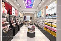 China Skincare Shop Design Cosmetic Display Furniture Retail Store Counter for Trendy Store Interior Design for sale
