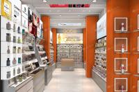 China Luxury Store Interior Design Makeup Display Rack Beauty Store Display for Retail Shop Interior Design for sale