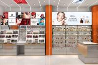 China Luxury Store Interior Design Makeup Display Rack Beauty Store Display for Retail Shop Interior Design for sale