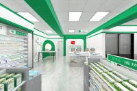 China 04-XDZYS014 Medicine Store Design Display Furniture Pharmacy Shelves Retail Store Display Shelves for Pharmacy for sale
