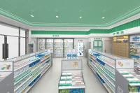China 04-XDZYS012 Medicine Store Display Pharmacy Shelves and Counter for Pharmacy Store Interior Design for sale